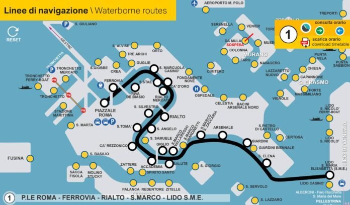 Pass Vaporetto à Venise : Prix et informations